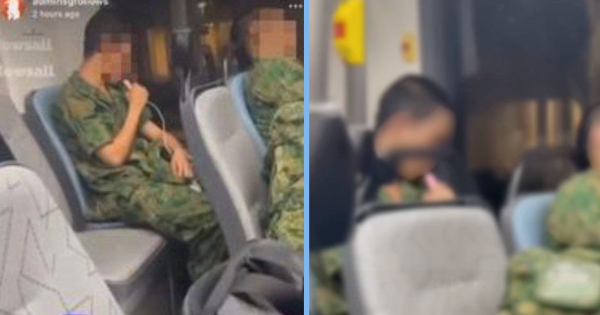Man in Army Uniform Seen Vaping on Bus, Released from Custody - Goody Feed